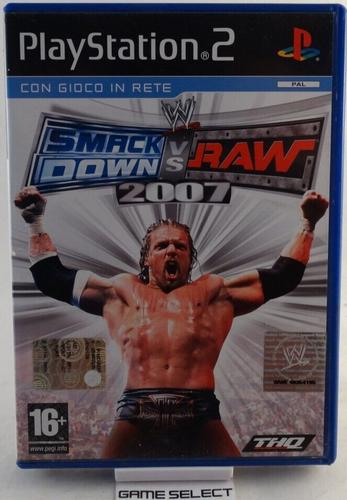 Wwe Smack Down! Vs Raw 2007 sony PS2 PLAYSTATION 2 Pal Eur Eng ...