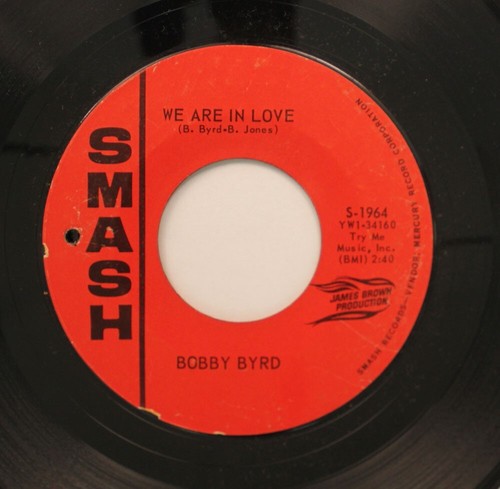 Bobby Byrd - Soul/ Funk 45 - We Are In Love / No One Like My Baby On ...