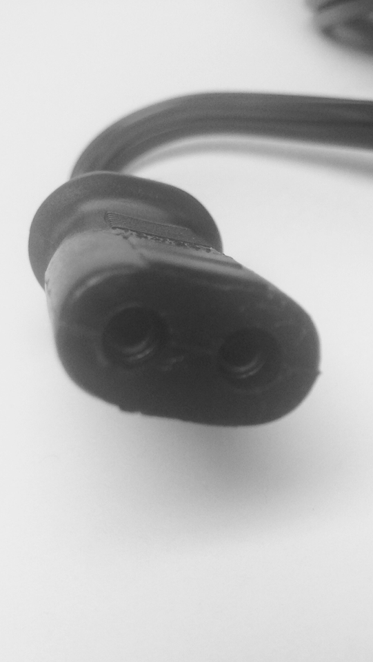 Power Cord 2-prong/pin oval Vintage Radio Receiver AC Power cable UL ...