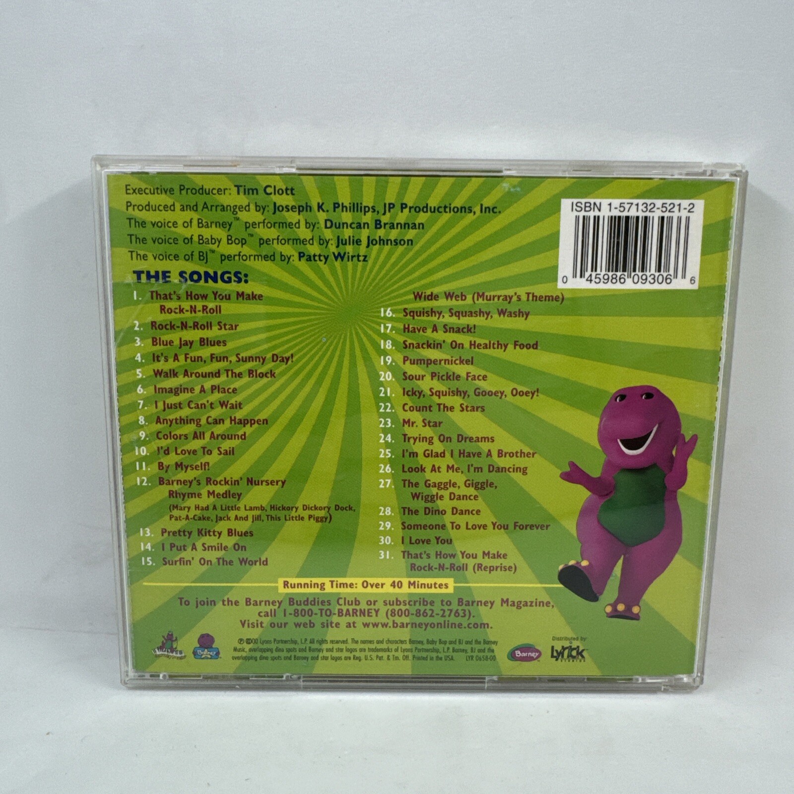Barney Lot Of 5 CD - Rocks! Sleepytime Songs, Favorites 1 & 2 , Dino ...