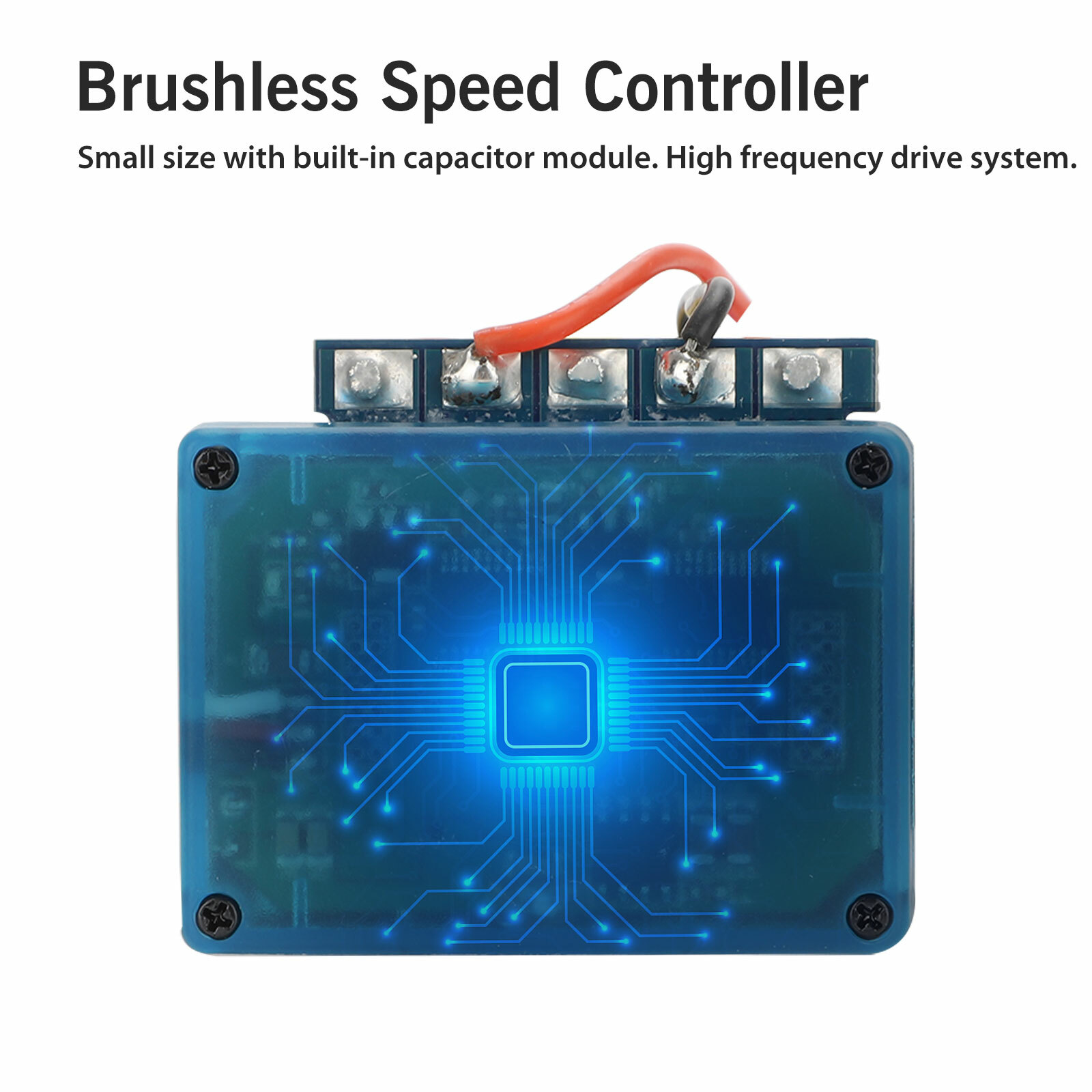 120A Brushless ESC Electric Speed Controller RC Accessory for 1/10 1/8 ...