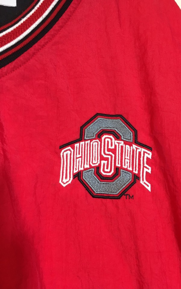 OHIO STATE VTG Champion Windbreaker Pullover College Football Buckeyes ...