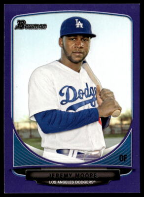 2013 Bowman #BP34 Jeremy Moore Prospects Purple Los Angeles Dodgers | eBay