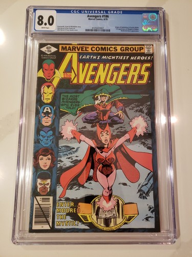 Avengers 186 CGC 8.0 Marvel Comics 1979, 1st Magda and Chthon | eBay