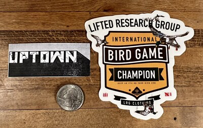 Vintage Lifted Research Group Forrest LRG Bird Game Sticker NOS 420 ...