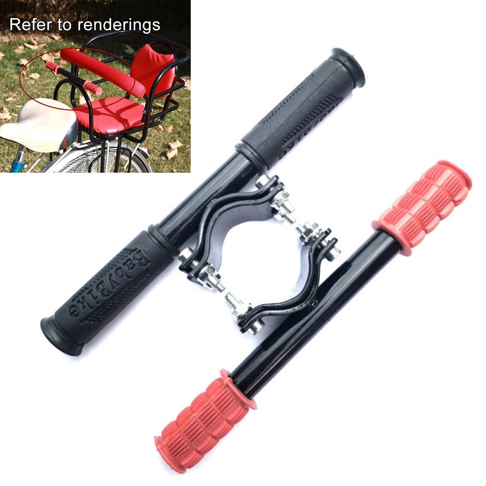 Bike Child Seat Armrest Folding Handrail Arm Rest Rod Handle Bar Grip ...