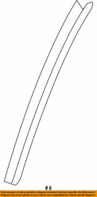 75965-76010 Toyota Stripe, front door no.4 rh 7596576010, New Genuine ...