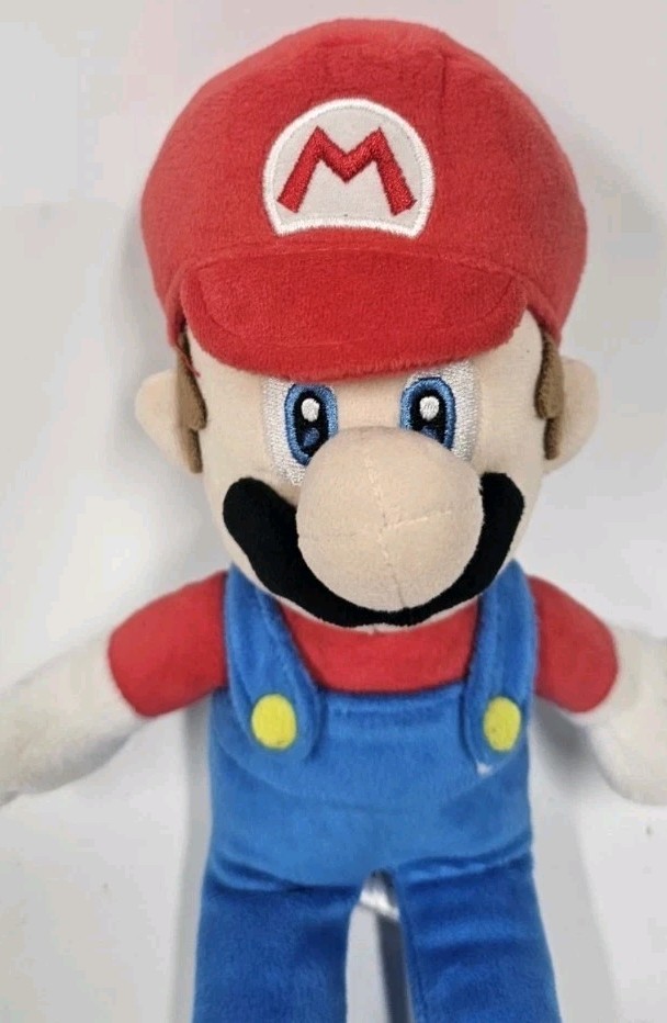 Super Mario Bros. Nintendo Little Buddy Mario 10" Stuffed Plush Figure ...