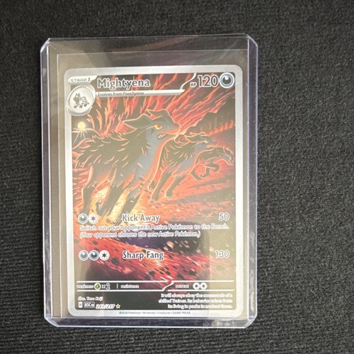 Pokémon Mightyena ASC EN 243/217 Rare Holo Stage 1 Wolf HP 120 2026 EN ...