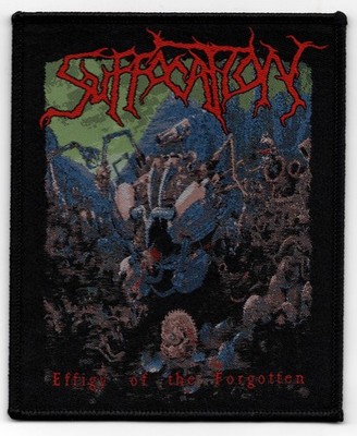 SUFFOCATION-EFFIGY OF THE FORGOTTEN- WOVEN PATCH-BLACK BORDERS | eBay