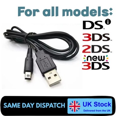 Nintendo USB Charger Cable for DSi / DSi XL / 2DS /2DS XL / 3DS / 3DS ...