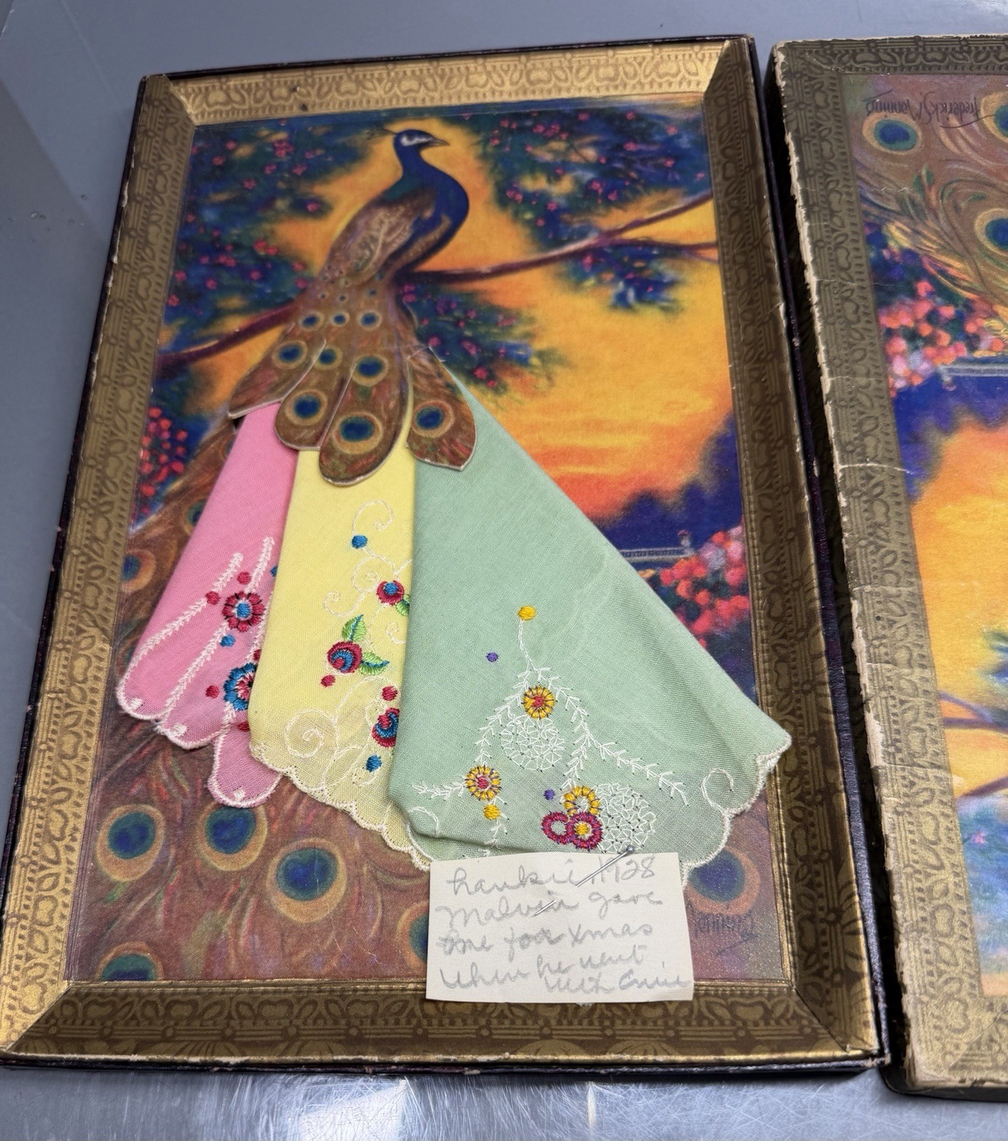 Antique 1920’s Handkerchiefs In Peacock Box | eBay