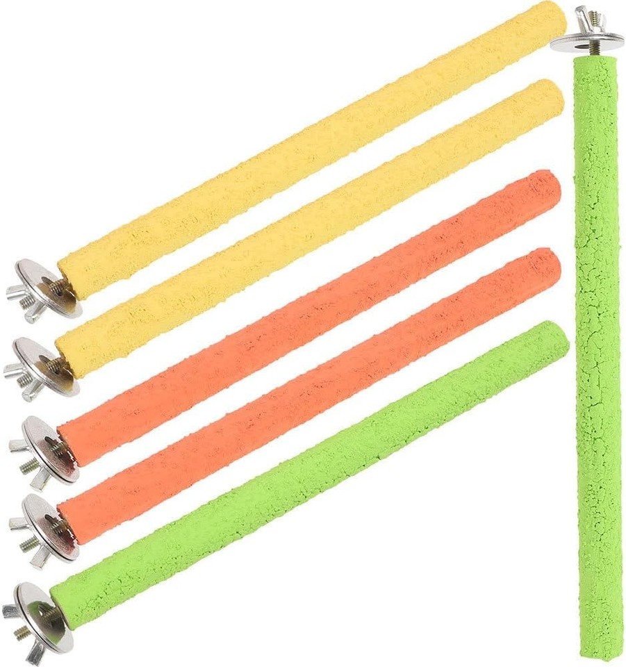 BESTonZON Bird Claw Grinding Rod 6 Pieces 10 Inch Wooden Paw Grinding ...