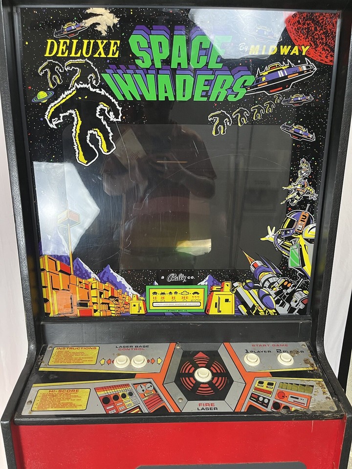 Rare Vintage Space Invaders Deluxe Edition Arcade Cabinet | eBay