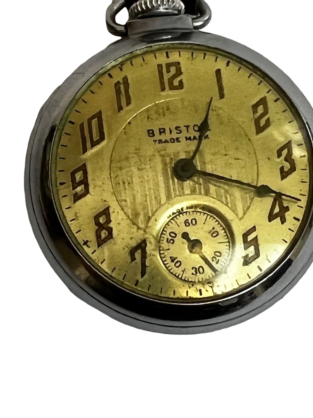 Vintage E. Ingraham Co. Bristol Pocket Watch | eBay