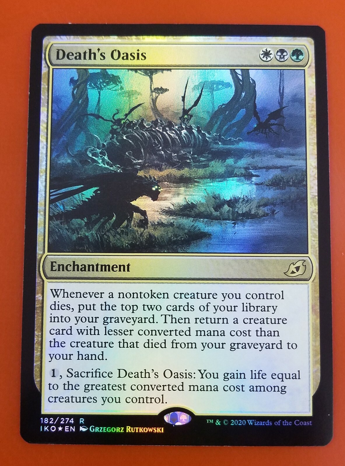 1x Death's Oasis | FOIL | Ikoria Lair of Behemoths | MTG Magic Cards | eBay