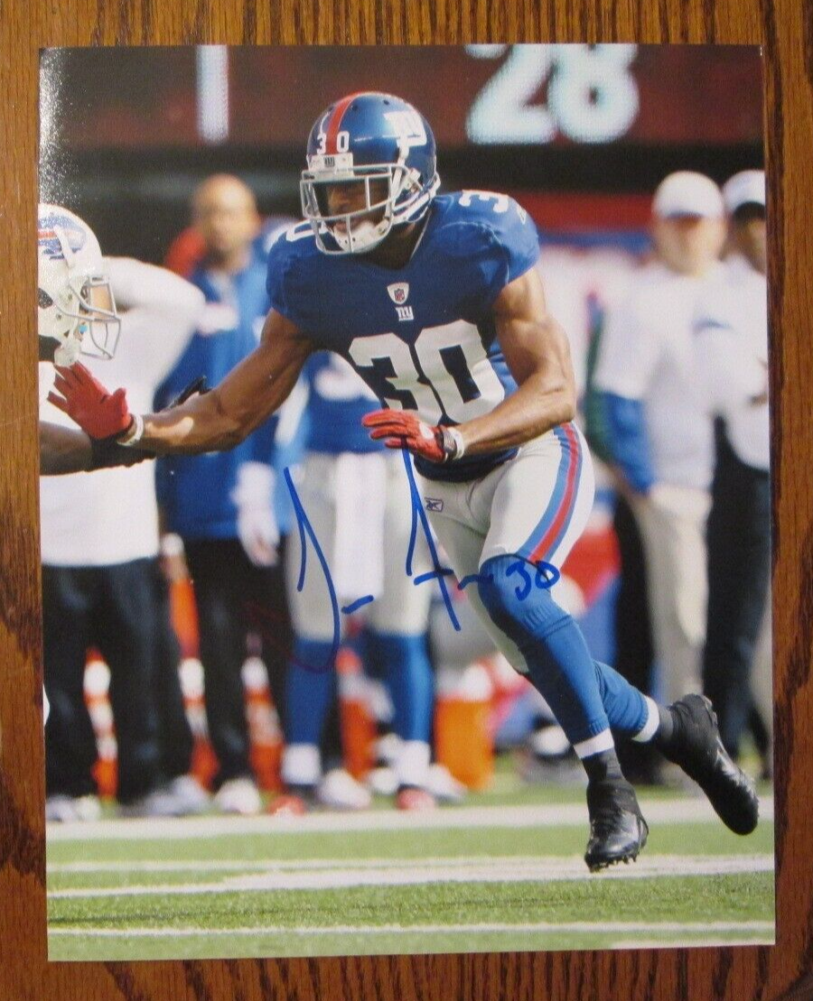 RARE JUSTIN TRYON AUTO SIGNED 8 x 10 COLOR PHOTO NEW YORK GIANTS | eBay