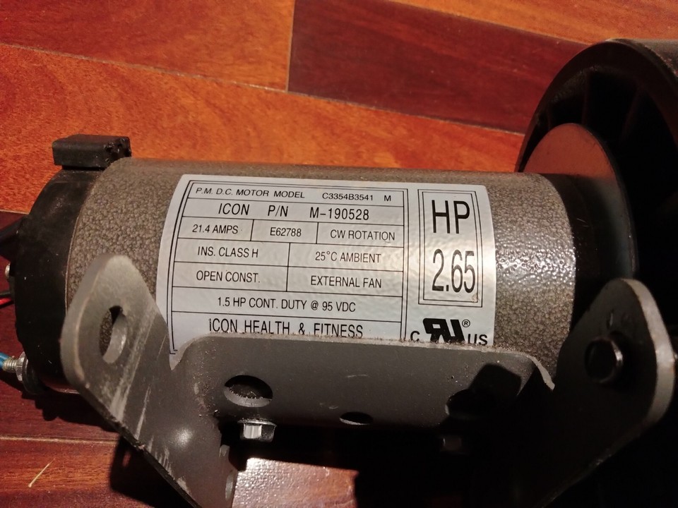 Icon Treadmill Motor 2.65 HP 95VDC P/N M-190528 From Pro-Form Crosswalk ...