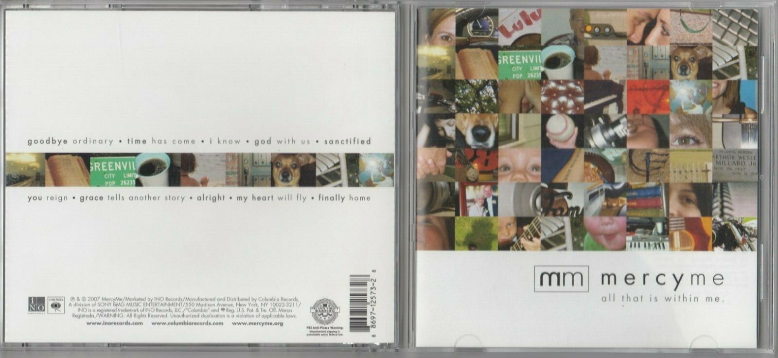 MercyMe - All That Is Within Me (CD, Nov-2007, Integrity (USA)) | eBay