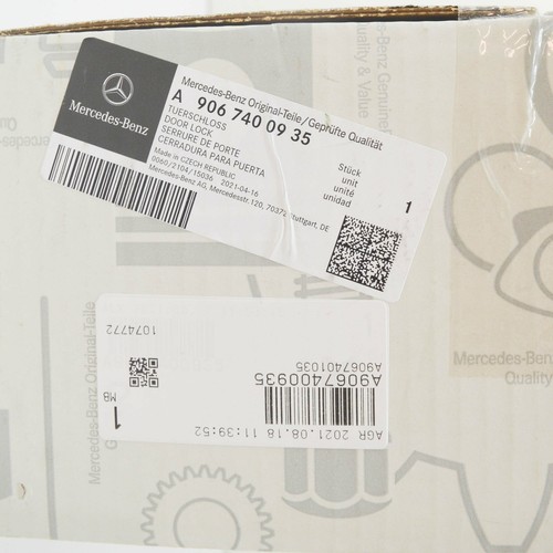 NEW MERCEDES-BENZ SPRINTER 906 REAR PANEL DOOR LOCK A9067400935 906-740 ...