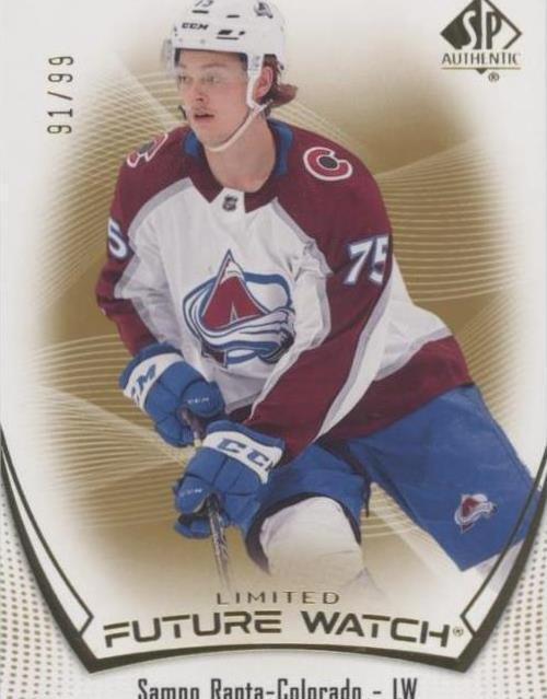2021-22 SP Authentic - Future Watch Sampo Ranta #142 Limited Gold /99 ...