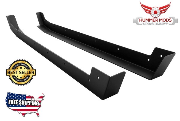 HMMWV Jack Rails and Rock Sliders – Hummer H1 M998 Humvee Accessories 6 ...