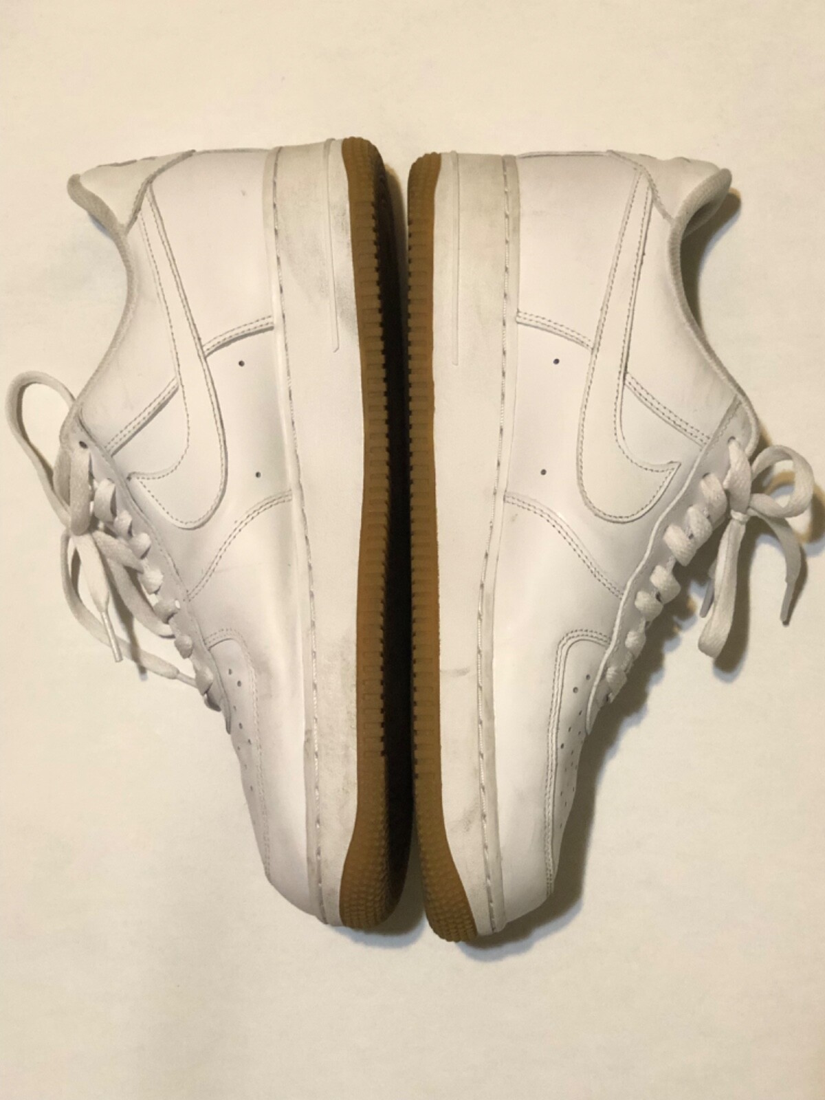 Nike Air Force 1 '07 Shoes White Gum Brown Bottom Men… - Gem
