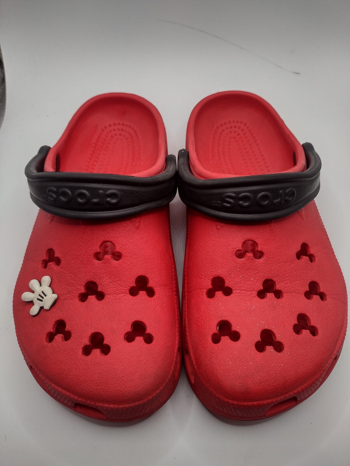Crocs x Disney Women Mickey Mouse Cut Out Clogs Shoes… - Gem