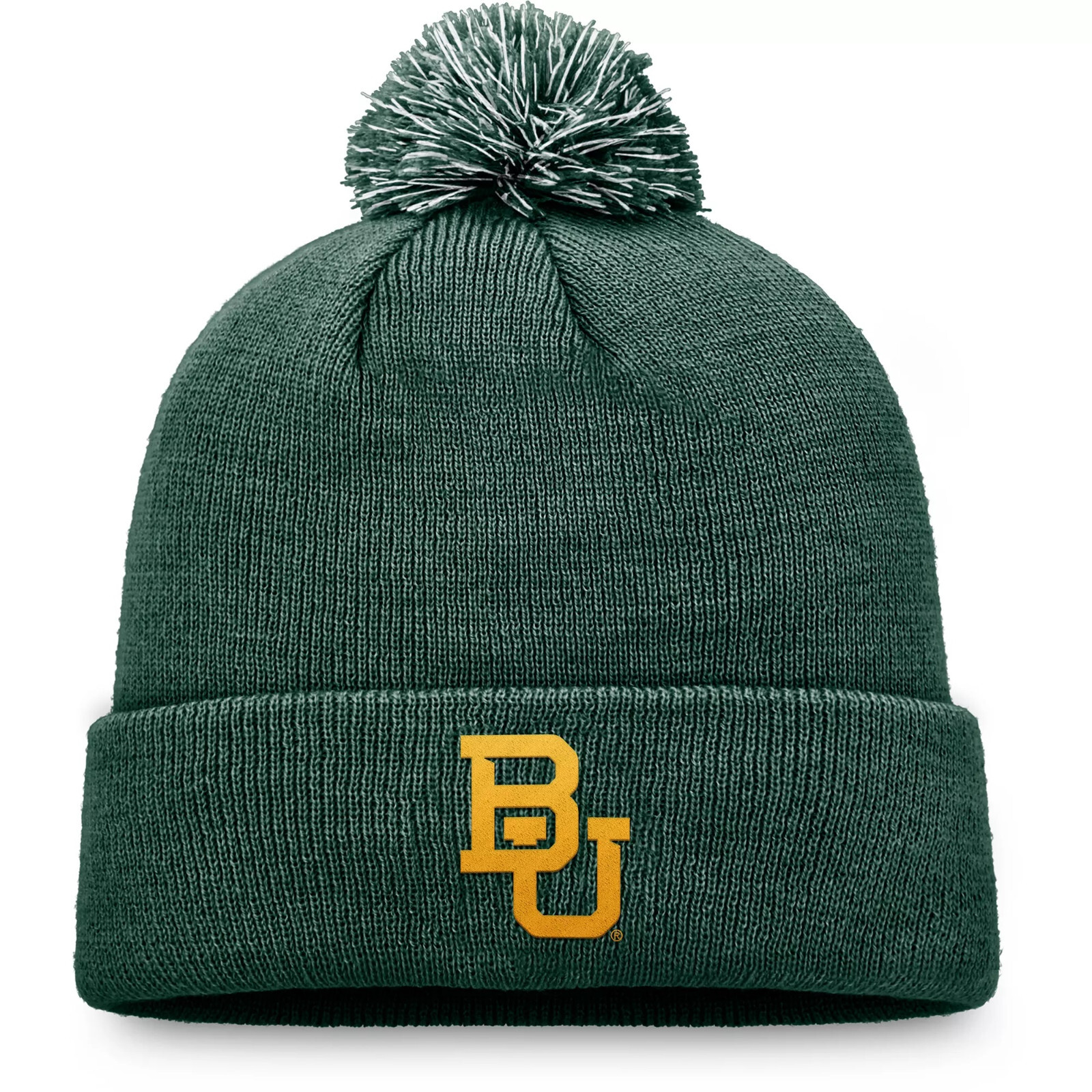 BAYLOR BEARS UNIVERSITY NCAA BEANIE POM TOP OF THE WORLD KNIT SKULL CAP ...