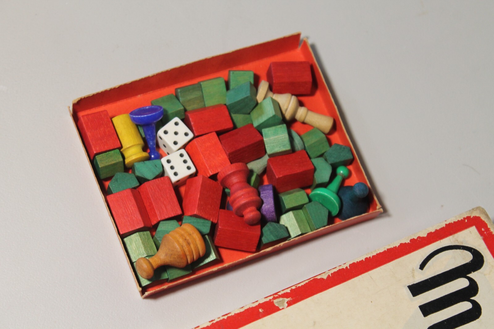 Vintage 1952 Monopoly Popular Edition Red Box w/ Game Cards & Pieces NO ...