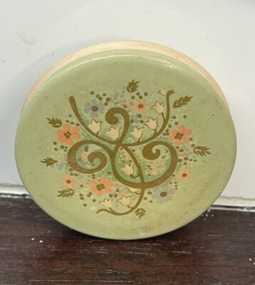 VINTAGE POWDER PALETTE COMPACT BY AVON ROSE RACHEL EMPTY | eBay