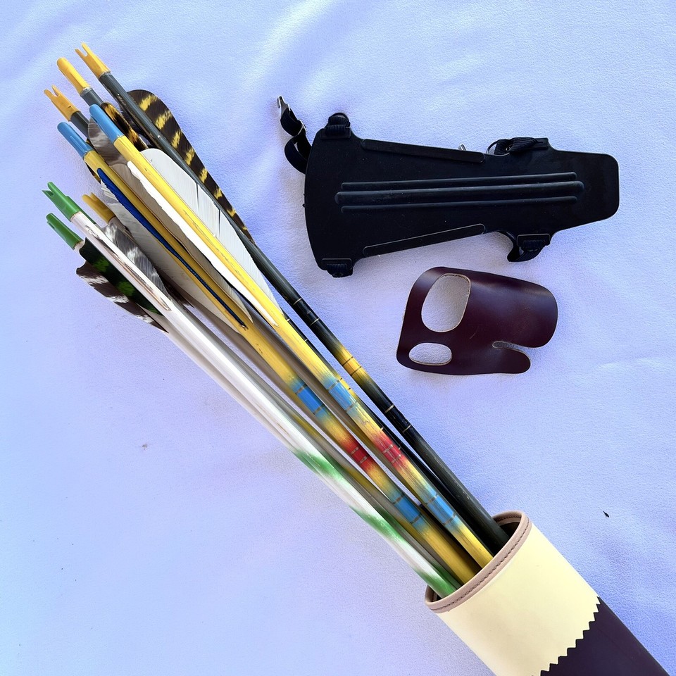 VTG Ben Pearson 827 Youth Archery Quiver Arm Guard Arrows Pine Bluff ...