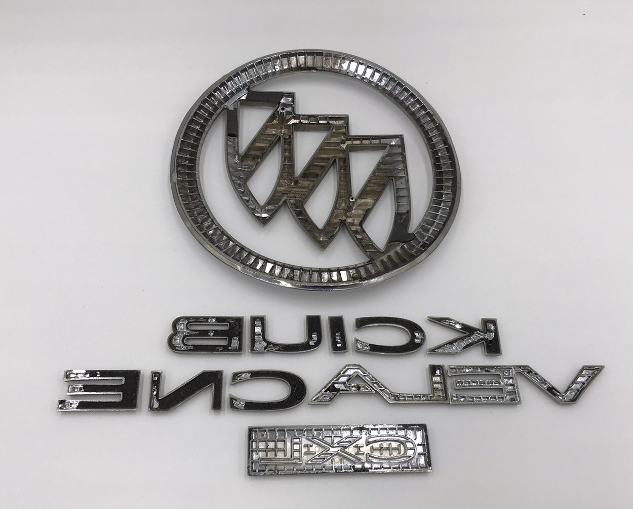 08 09 10 11 12 BUICK ENCLAVE CXL OEM CHROME REAR EMBLEM LOGO BADGE SIGN ...