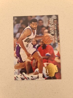 Lee Mayberry🏆1994 Fleer Ultra #105 BUCKS NBA Basketball Card 🏆FREE POST ...