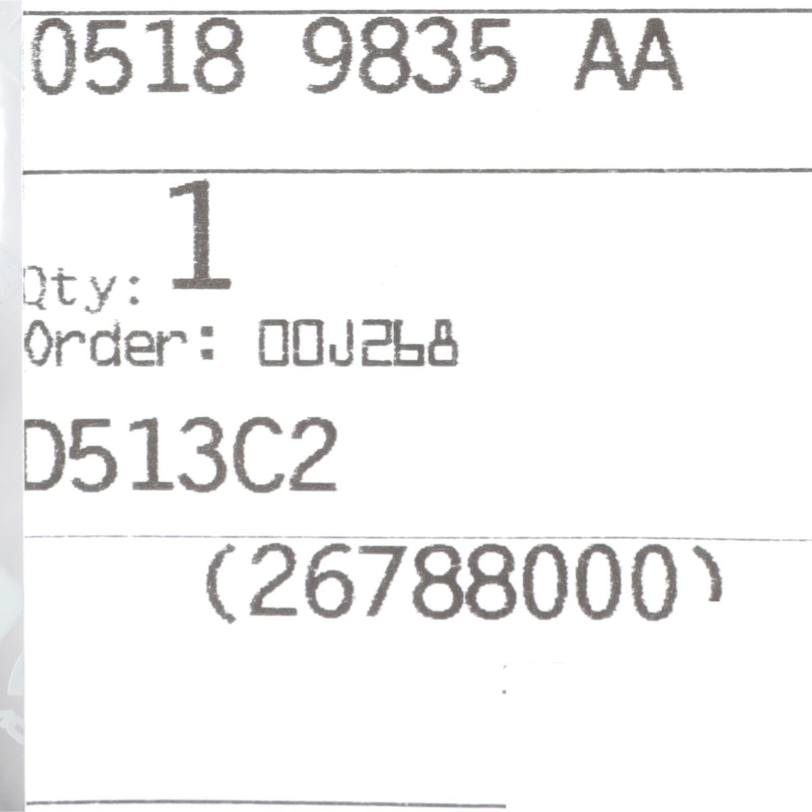 Jeep 5189835AA Genuine OEM Output Shaft Seal for sale online | eBay