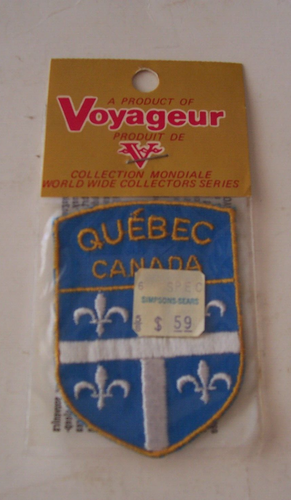 VINTAGE QUEBEC CANADA CREST PATCH IN ORIGINAL PACKAGE | eBay