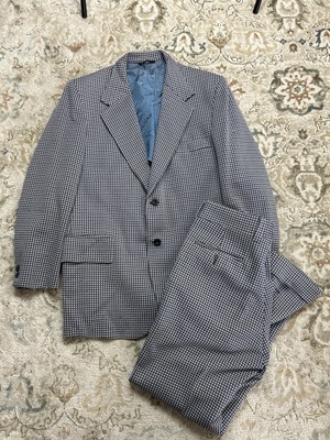 1970s Sears Leisure Suit Mens 42 Jacket 34 Pants Vintage Polyester ...