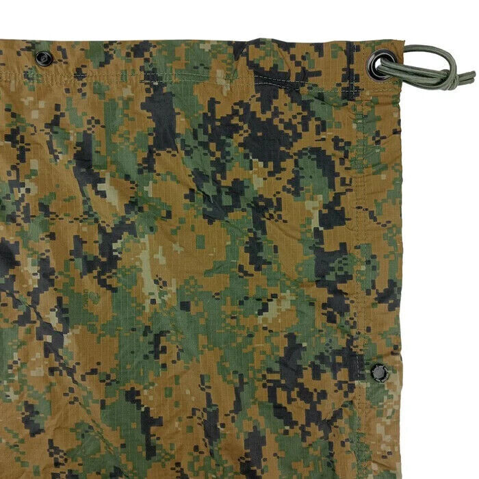 USMC Military MARPAT Woodland Digital REVERSIBLE FIELD TARP Tarpaulin ...