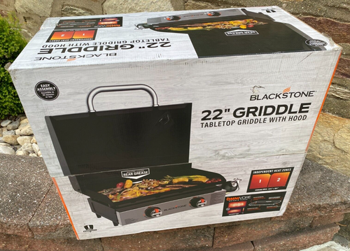 Blackstone 22” Omnivore Tabletop Griddle w/ Hood - Model 2205 - 2 Heat ...