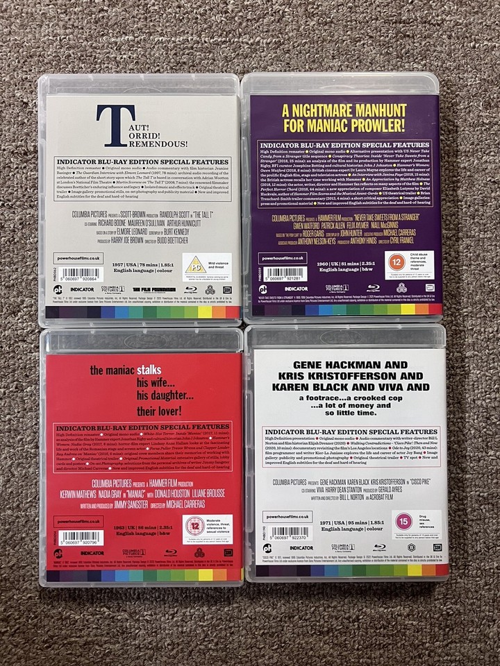 Lot of (4) INDICATOR Blu-rays | eBay