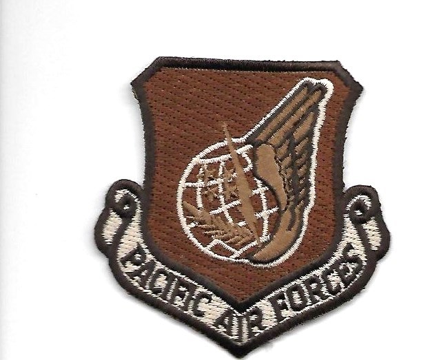 AIR FORCE PACIFIC AIR FORCES PACAF HOOK AND LOOP DESERT PATCH | eBay
