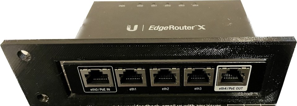 Ubiquiti EdgeRouter X Rack Mount | eBay