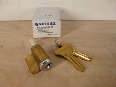 Filing Cabinet Lock--General Lock, Schlage E--Chrome #256-592 | eBay