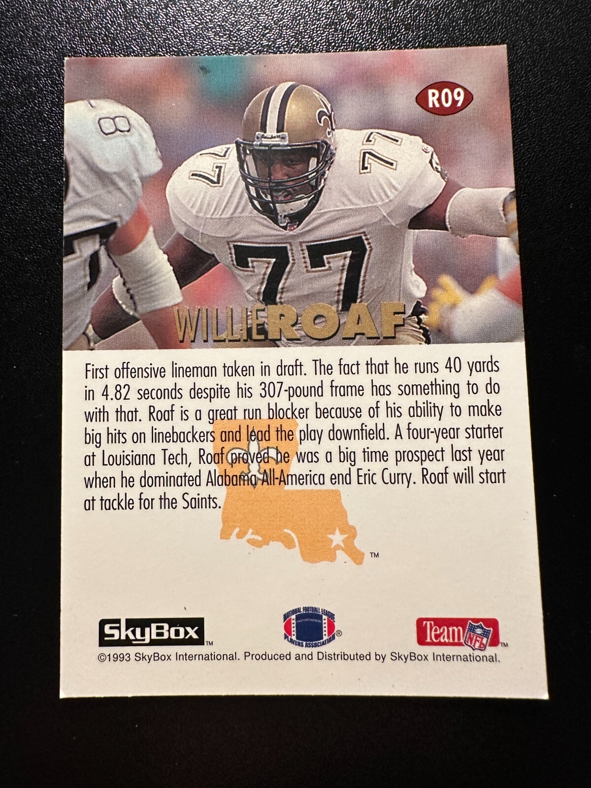 1993 Skybox Redemption Rookie Willie Roaf #9. 8th Pick Saints HoF | eBay