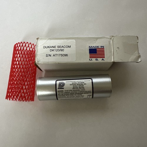 EXP 2029 Dukane Seacom Underwater Acoustic Beacon P/N DK120/90 (7000 ...