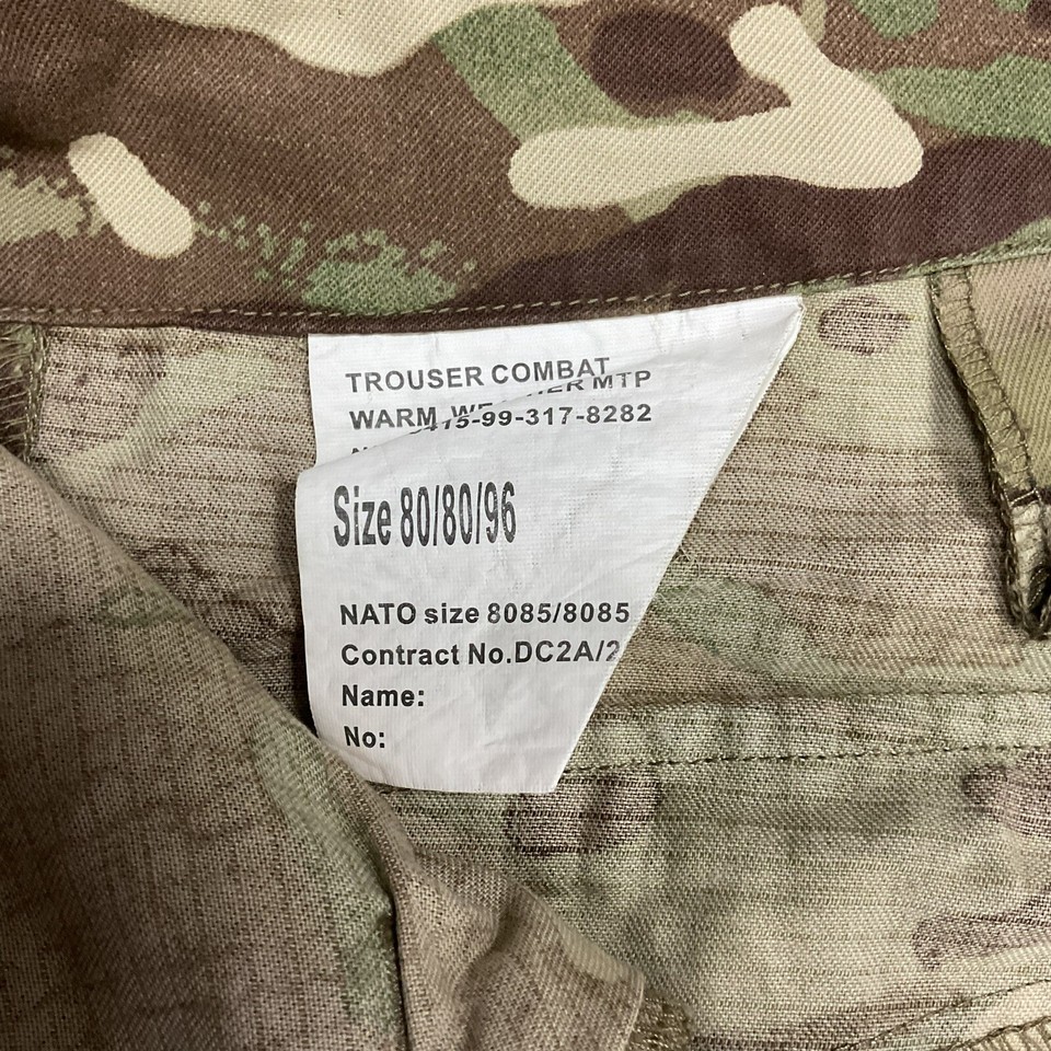 British Army Issue MTP Combat Trousers Multicam Military Cadets Uniform ...