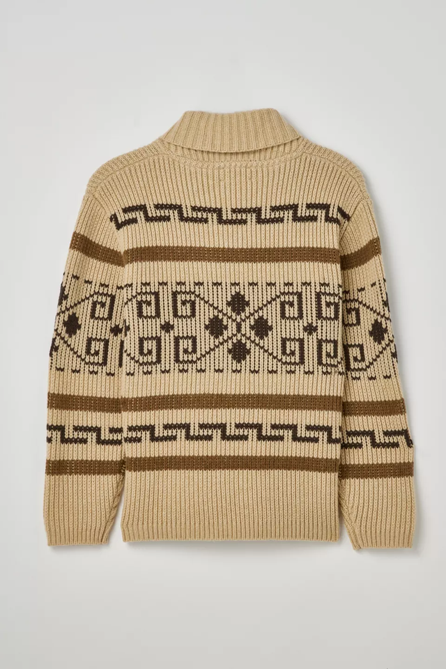 Pendleton Original Westerley Big Lebowski Sweater The Dude Cardigan 100 ...