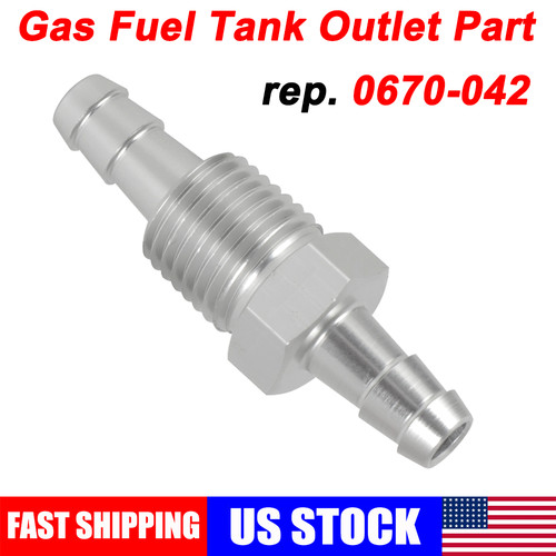 For Arctic Cat Snowmobile Fuel Gas Tank Outlet Fitting Part 0670-042 ...
