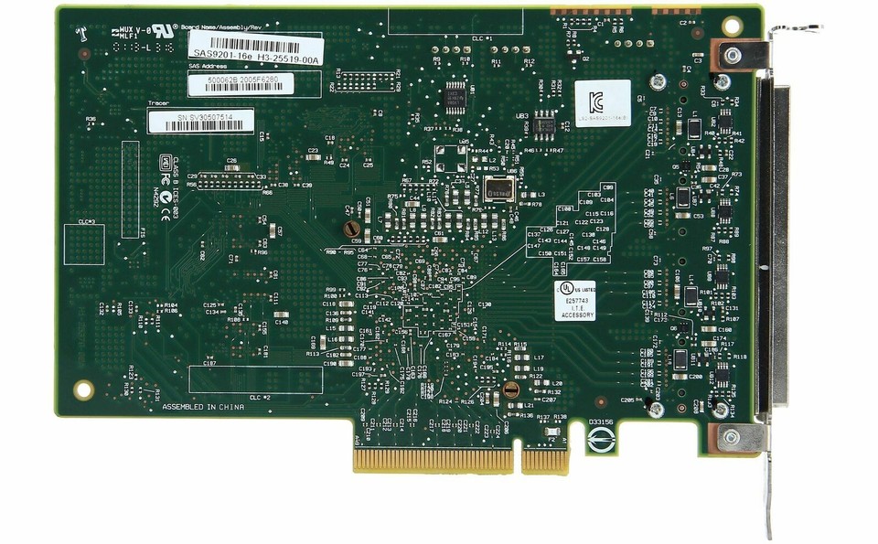 LSI 9201-16e 6Gbps 16-lane external SAS HBA P20 IT Mode ZFS FreeNAS ...