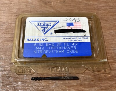 Balax #6-32 BH2 SP FL 45 Taps (3 Pcs) | eBay